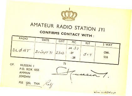 Amateurfunk im Alstertal - QSL-Kartenversand